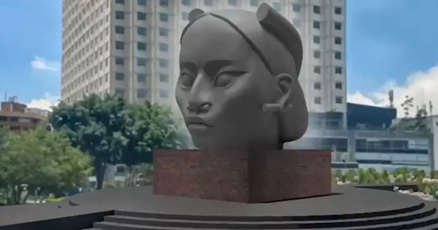 Muestran detalles de "Tlalli", la escultura que sustituirá al Colón en ...