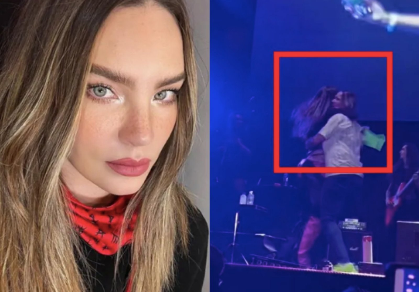 Belinda ayuda a fan a revelar el sexo de su bebé en pleno concierto ...