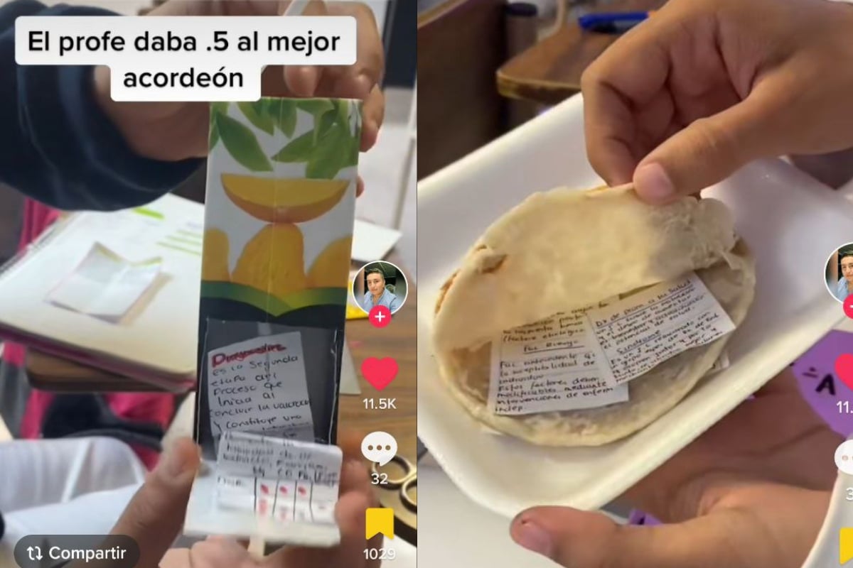 Profesor hace concurso de "acordeones" para hacer trampa en examen y ...