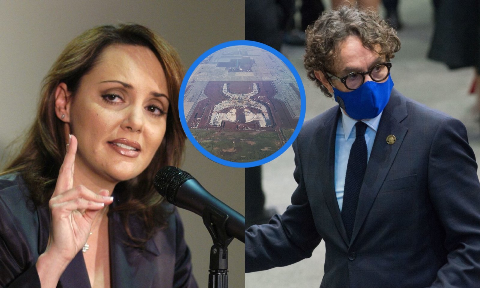 Lilly Tellez y Gabriel Quadri prometen retomar la construcción del NAIM ...
