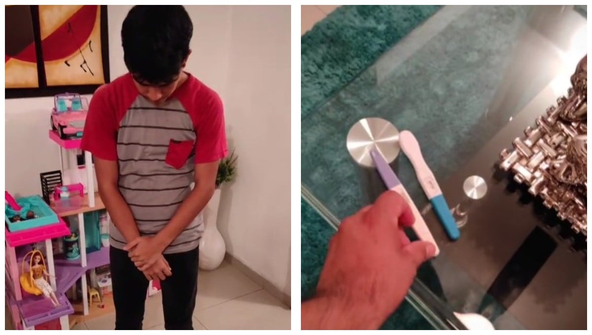 Papá pone a trabajar a su hijo de 15 años que embarazó a su novia: "Te arruinaste la vida ...