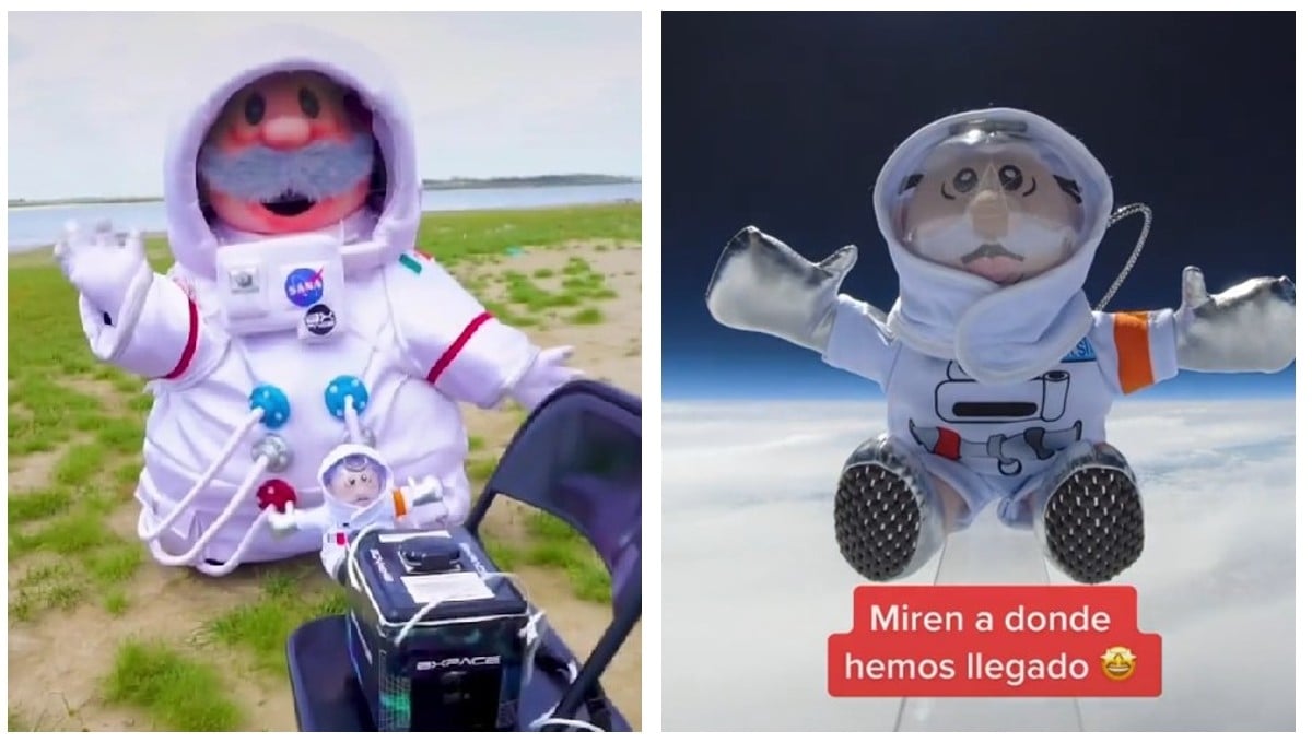 Lanzan dos muñecos del Dr. Simi al espacio: "Era el escenario que me ...