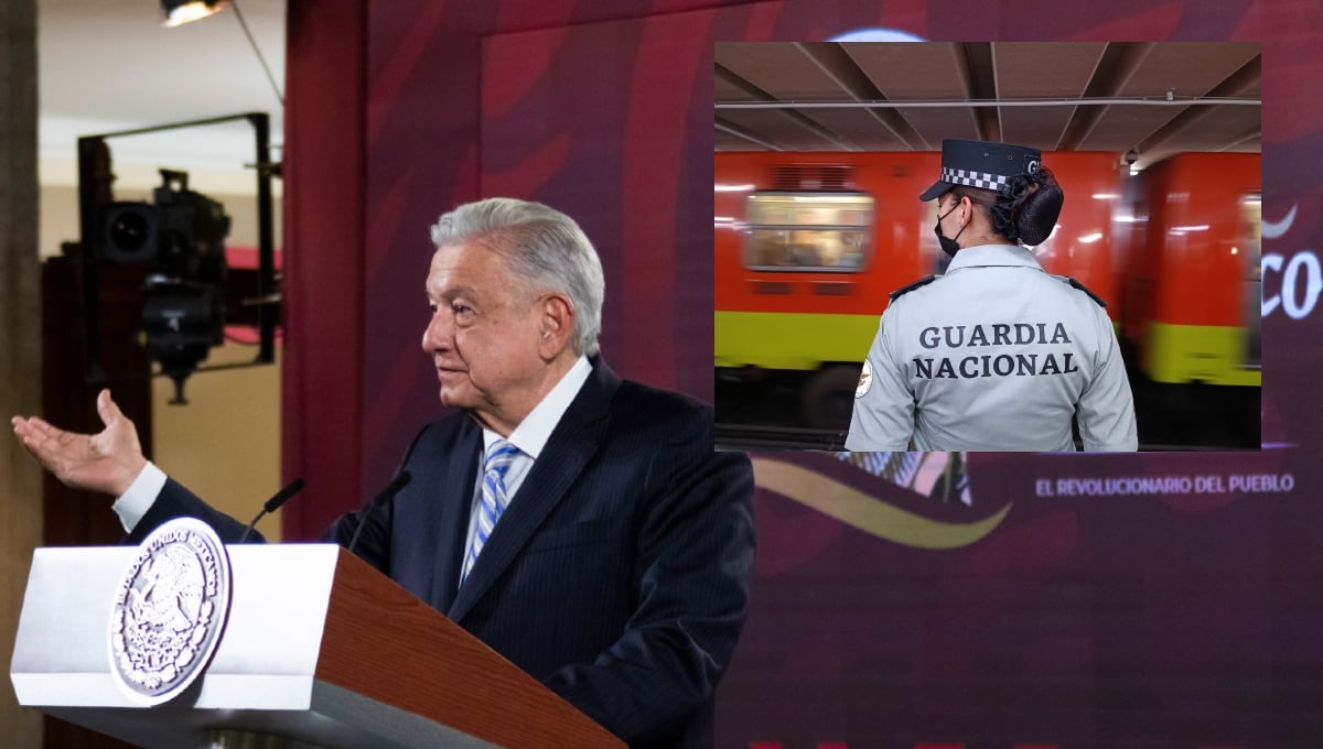 Amlo Revela Funciones De La Guardia Nacional En El Metro De La Cdmx