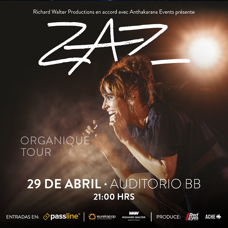 Zaz, la cantante francesa de jazz, regresa a CDMX con su Organique Tour ...