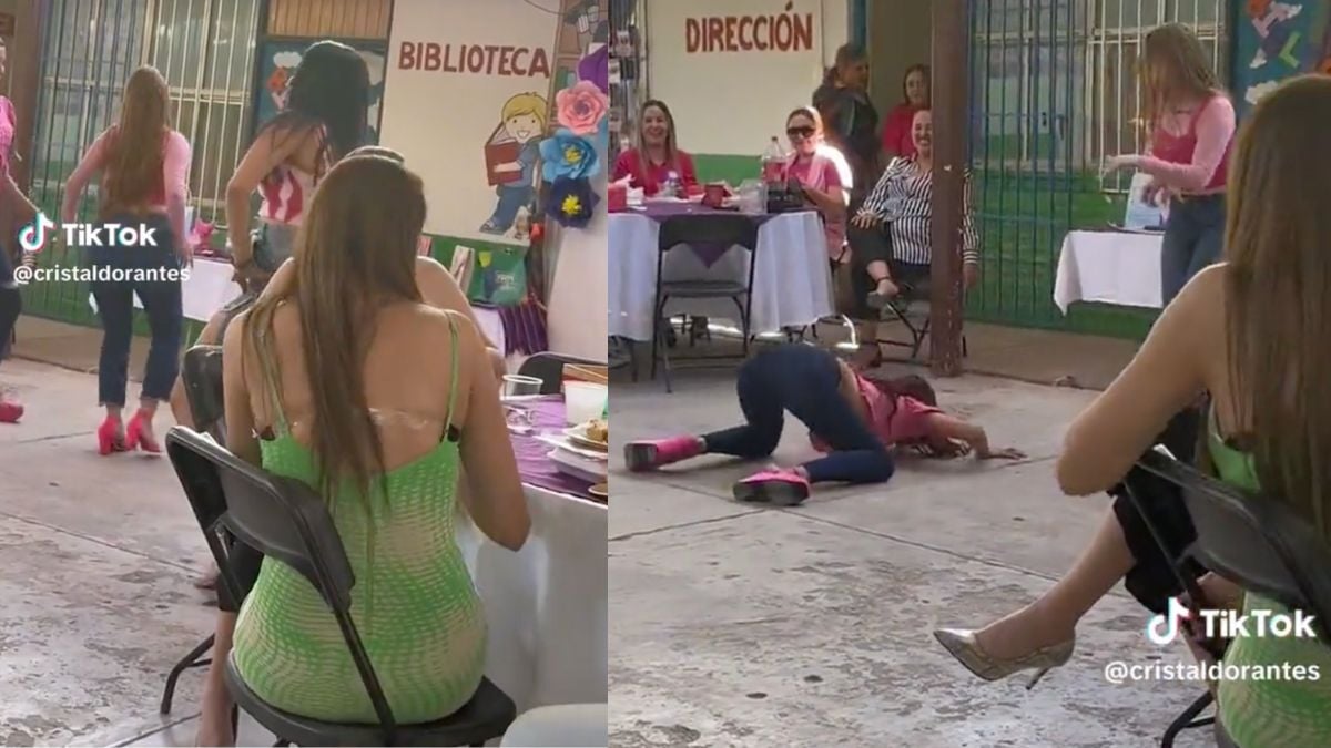 VIDEO: madres y maestras bailan perreo en festival de primaria | Quinto Poder