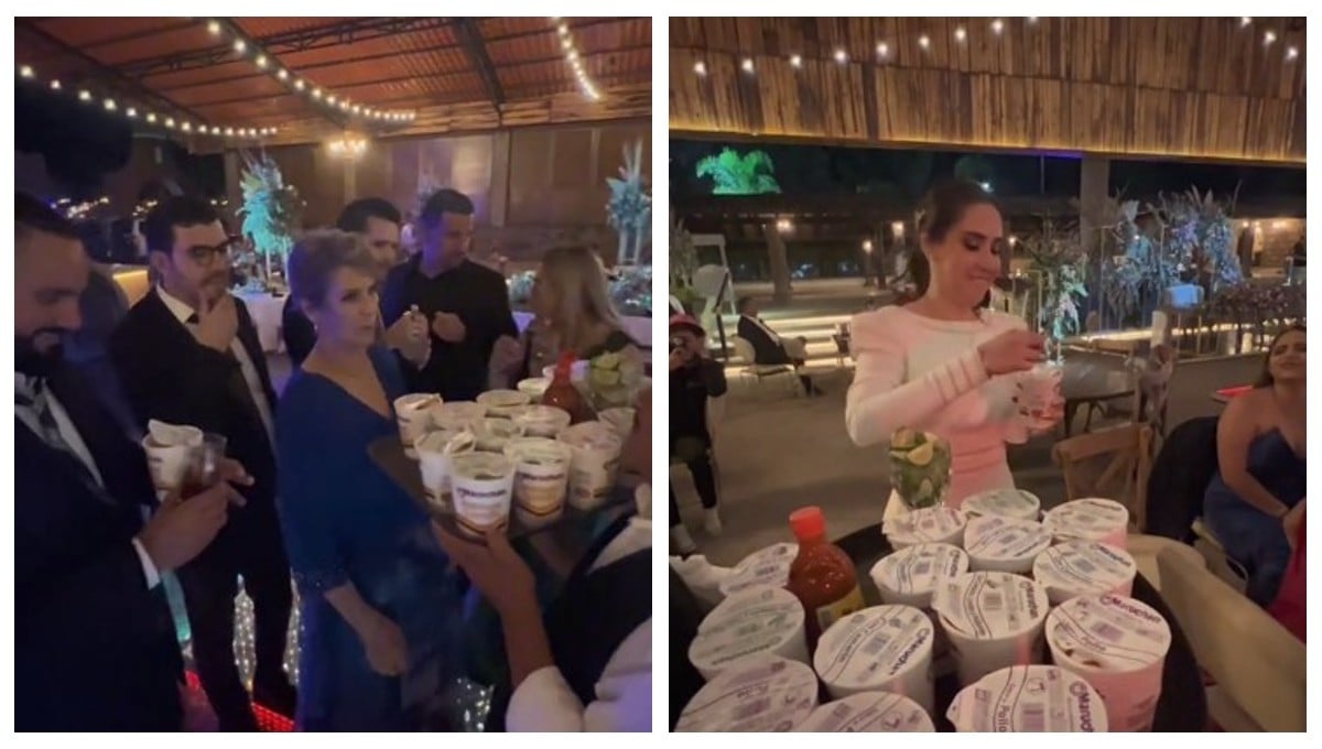 Novios se hacen virales por dar de cenar sopa Maruchan en su boda | Quinto Poder