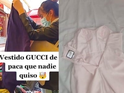 Joven compra vestido de paca por 90 pesos y descubre que es de lujosa ...