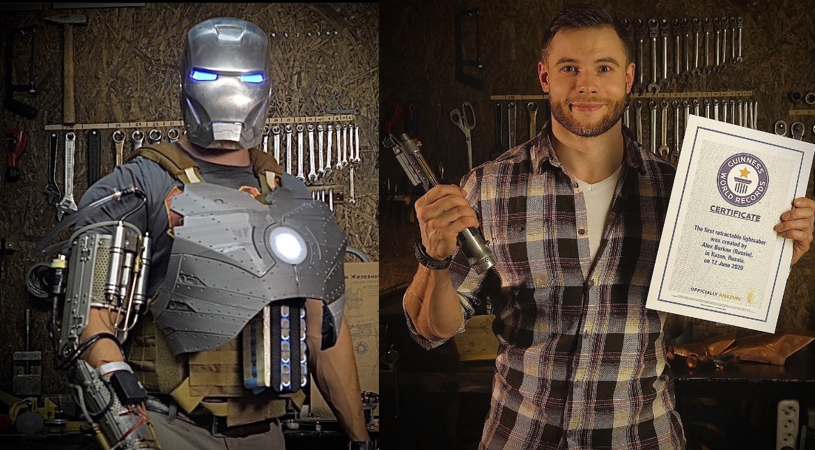 De la pantalla grande a la vida real: Ingeniero ruso construye el traje ...